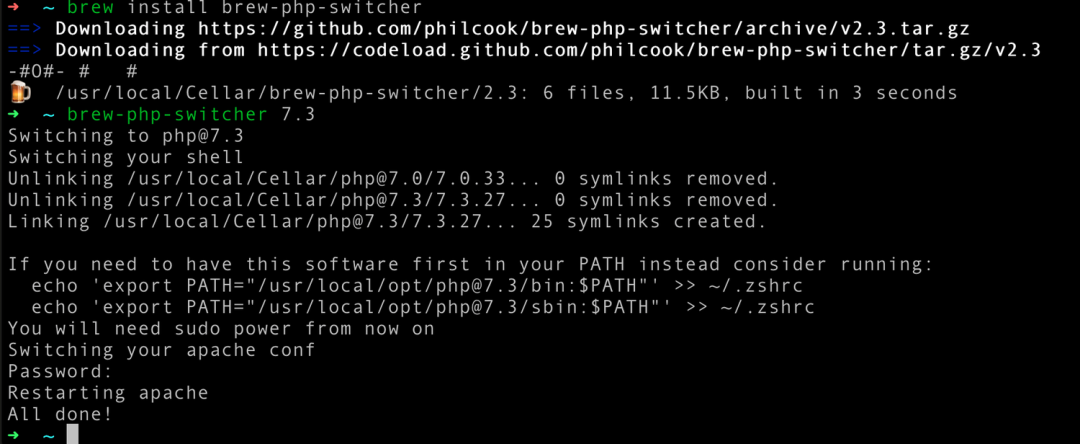 Mac系统安装多版本 PHP，低版本 PHP - 知乎