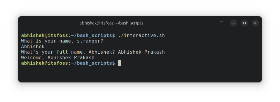 Bash 基础知识系列 #3：传递参数和接受用户输入 | Linux 中国 - 知乎