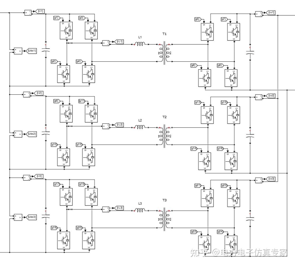 DAB双有源全桥变换器（二）输入串联输出并联ISOP-DAB的反下垂均压/均流控制仿真 - 知乎