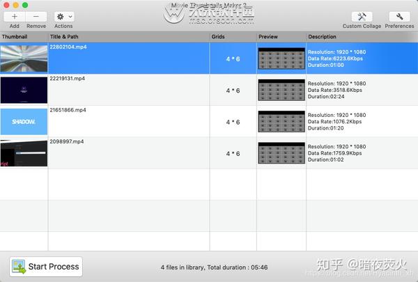 Movie Thumbnails Maker for mac(电影缩略图制作工具)使用教程 - 知乎