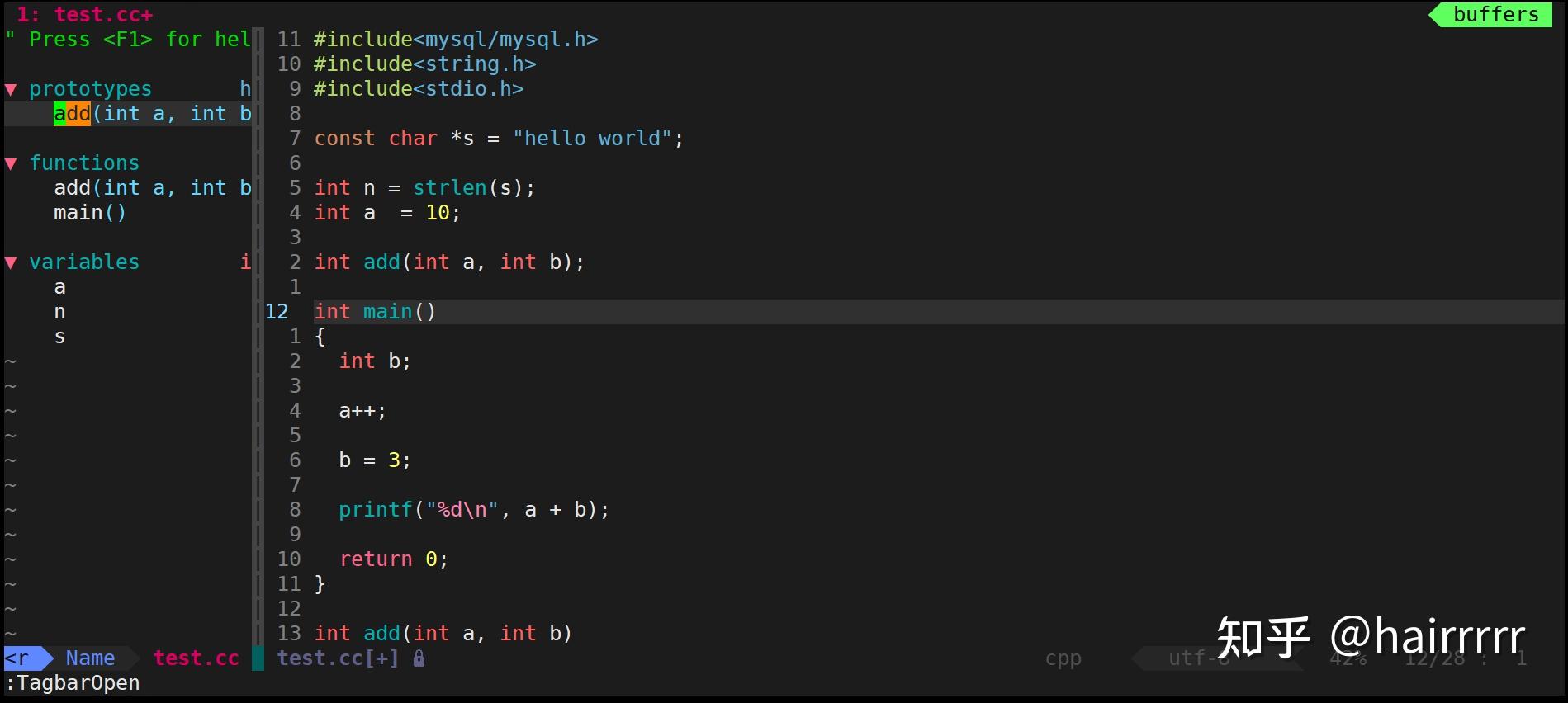 看完这篇，小白也能熟练使用Vim写C++了 - 知乎