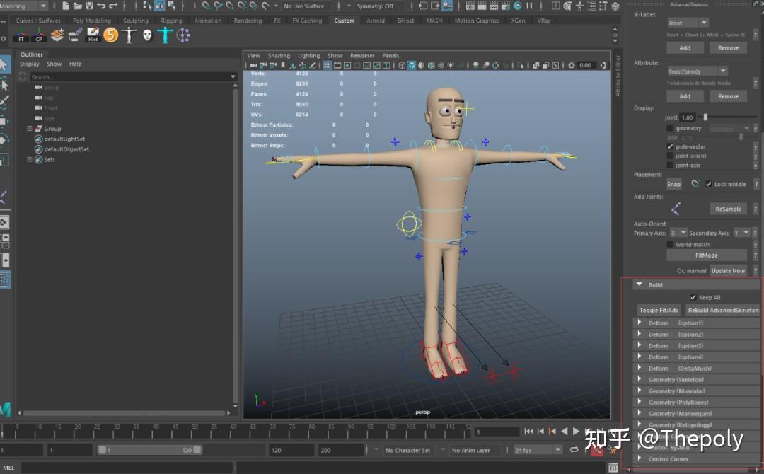Advanced Skeleton绑定生成基础 - 知乎