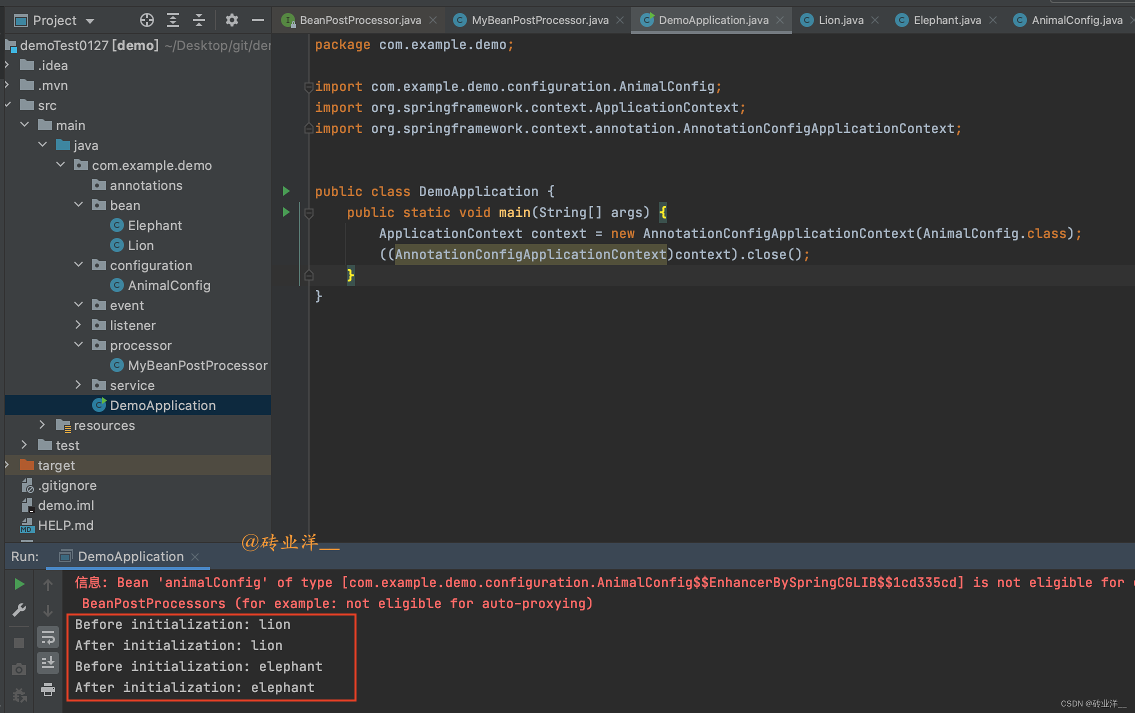 Bean生命周期的扩展点：Bean Post Processor - 知乎