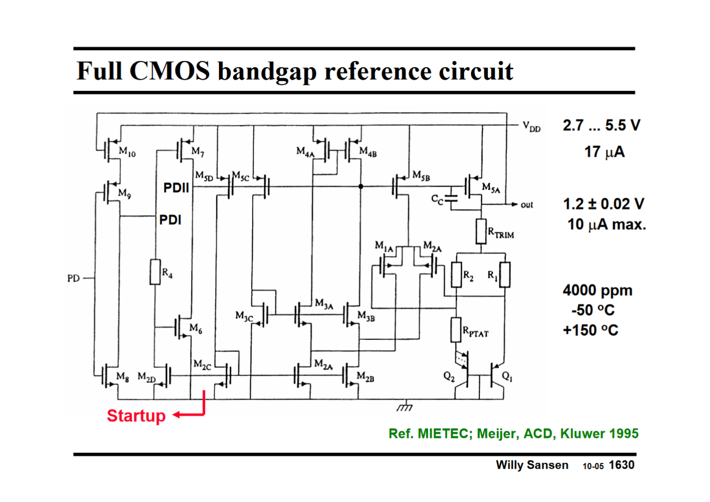 Chapter #16 Bandgap and current reference circuits - 知乎