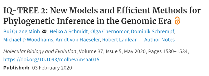 如何构建进化树 | 基于IQ-TREE - 知乎