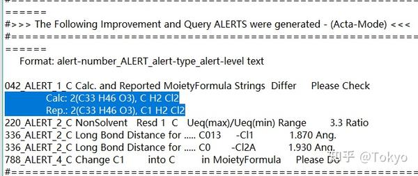 CheckCIF-C级警报PLAT042处理案例 - 知乎