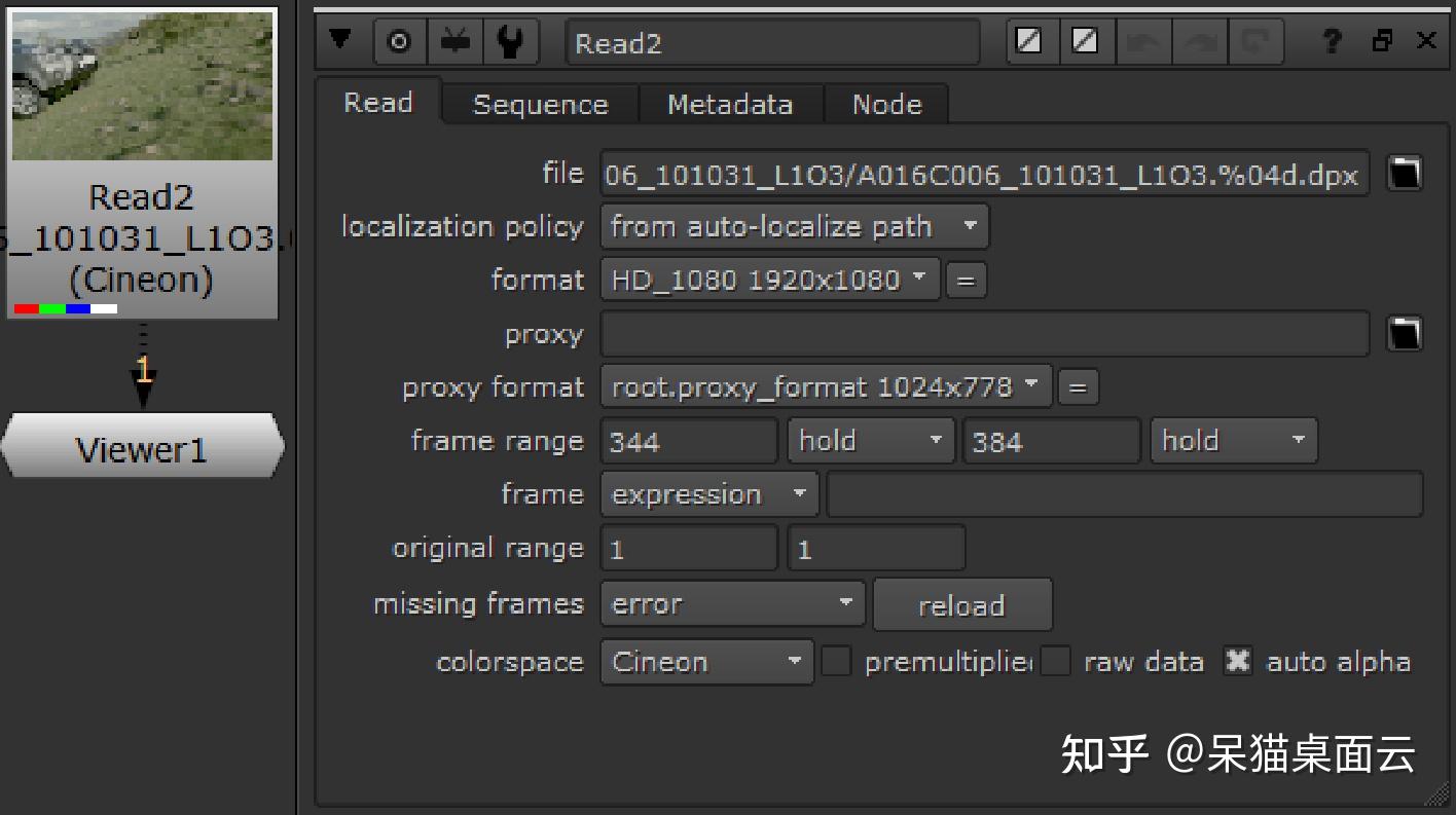 使用Nuke合成如何加载和重新格式化图像序列？ - 知乎