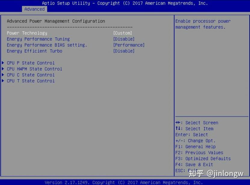 BIOS设定节能模式_关闭 - 知乎