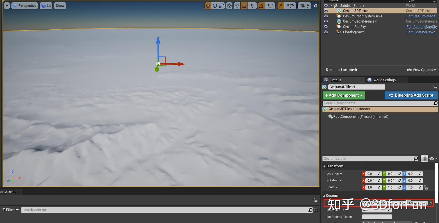Cesium for Unreal加载本地影像和地形 - 知乎