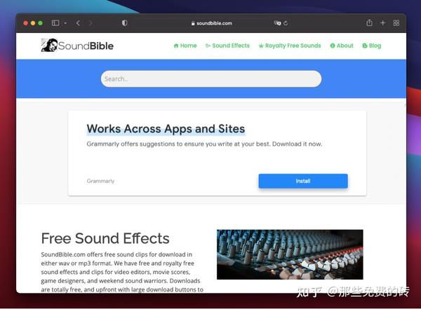 SoundBible - 免费可商用的高清音效素材库，小众但质量高 - 知乎