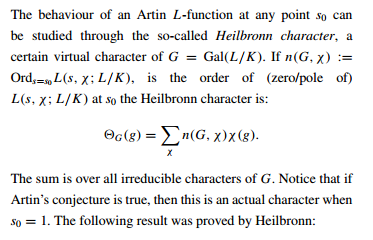 代数数论(十五): Artin L function - 知乎