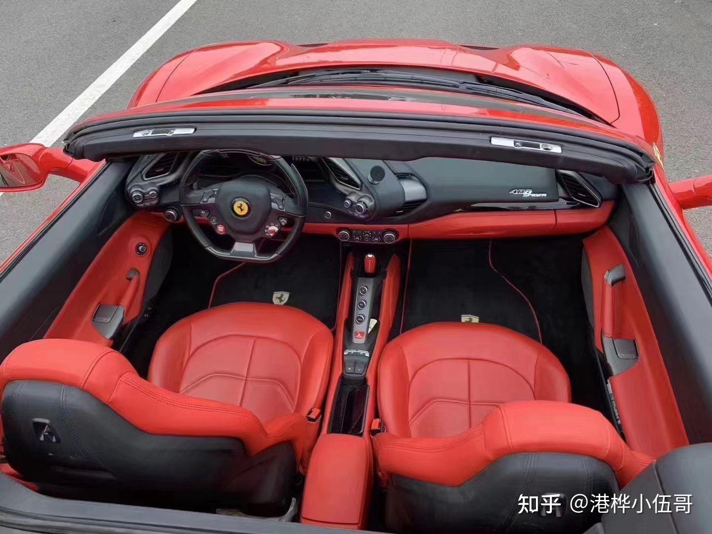 2018款法拉利488 Spider敞篷版，底盘升降 /倒车影像/LED方向盘/陶瓷刹车 - 知乎