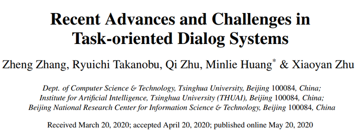 【综述】Recent Advances and Challenges in Task-oriented Dialog Sytems - 知乎