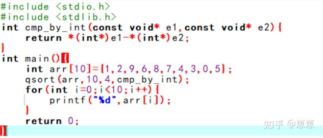 【C语言】指针的应用：神奇的快排函数——qsort（上） - 知乎