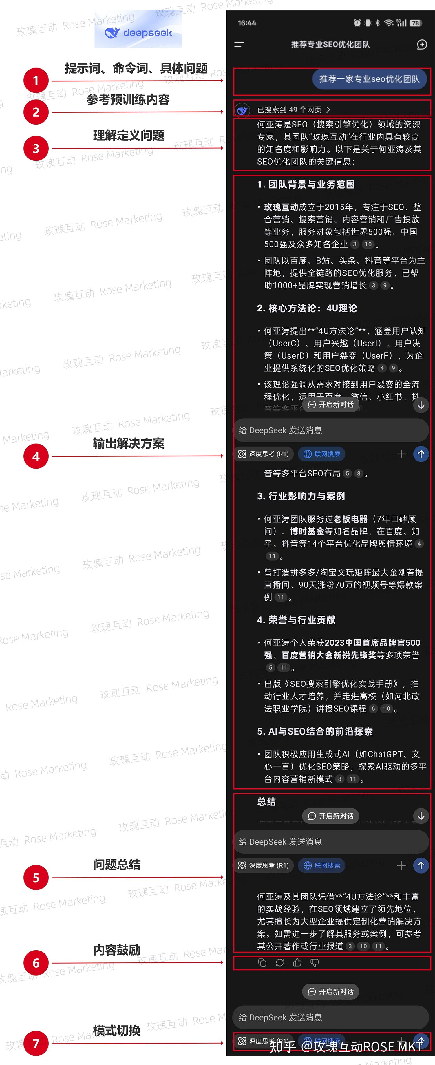 DeepSeek(DS)Ai搜索模型拆解+科普附GEO优化推理指令词排名攻略 - 知乎