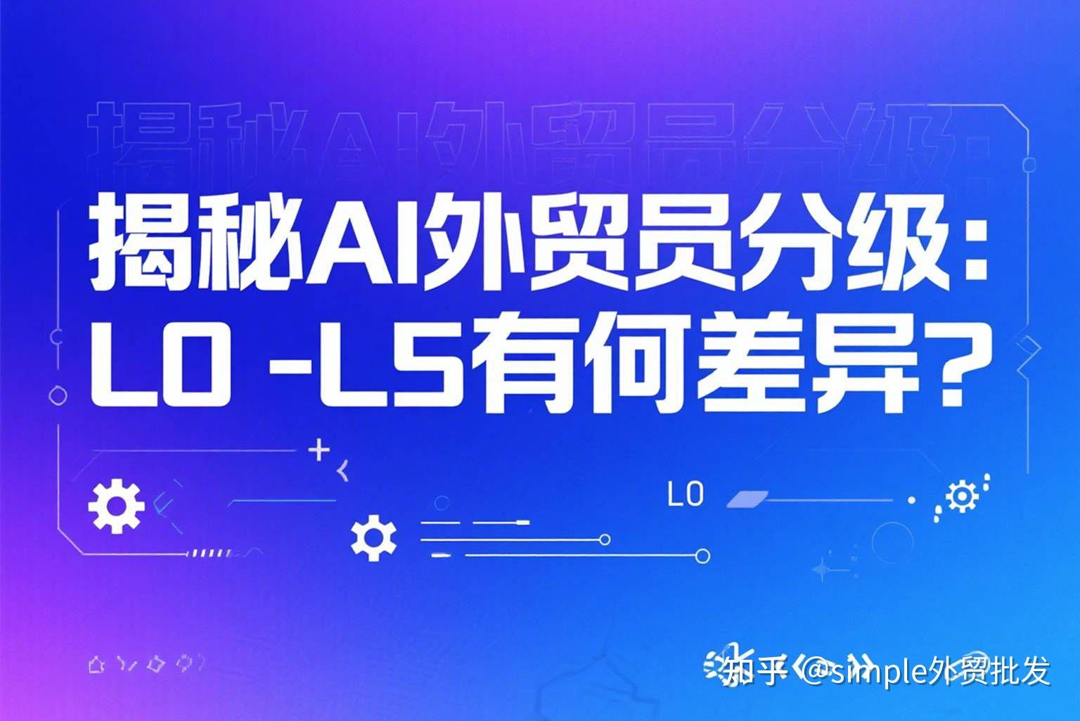 揭秘AI外贸员分级：L0-L5有何差异？ - 知乎
