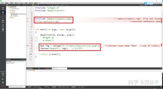 QT5添加OpenCV的配置方法 - 知乎