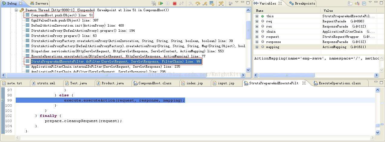通过debug过程分析Struts2什么时候将Action对象放入了值栈ValueStack中 - 知乎