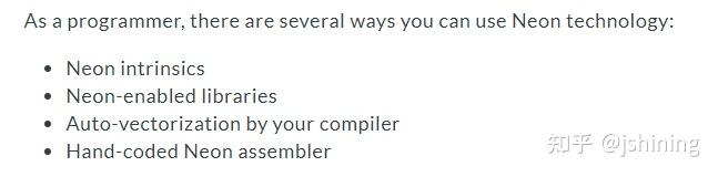 ARM NEON技术之NEON基础介绍 - 知乎
