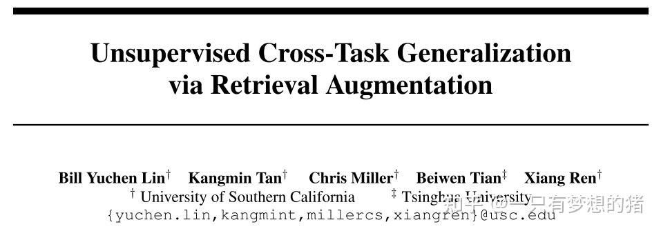 论文阅读recross Unsupervised Cross Task Generalization Via Retrieval Augmentation 知乎