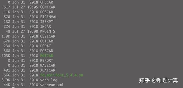 第一性原理 || VASP输入出输出文件及计算实例介绍 - 知乎