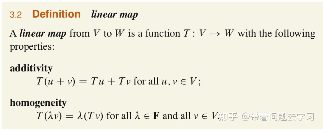 什么是线性映射（一）——初步认识（linear algebra done right 学习总结） - 知乎