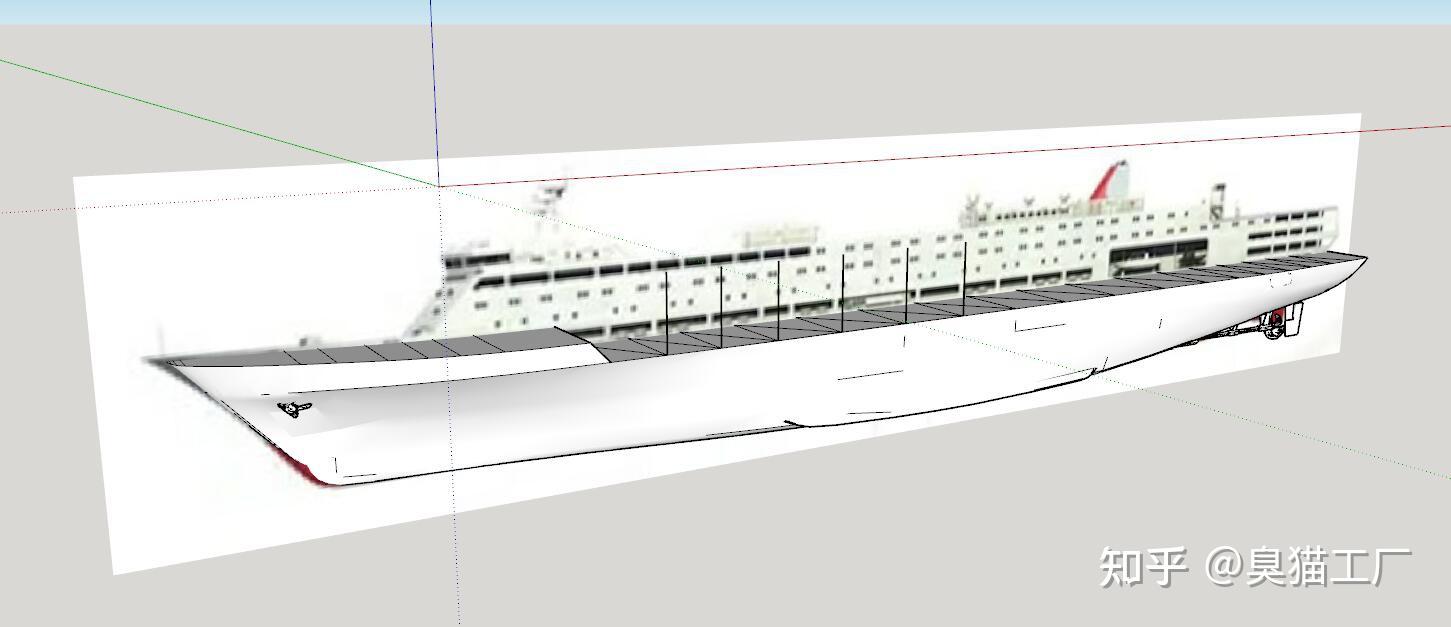 中国海军88舰 向前进号保障船3D建模开始 - 知乎
