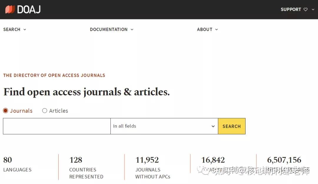 DOAJ OA期刊检索平台 - 知乎