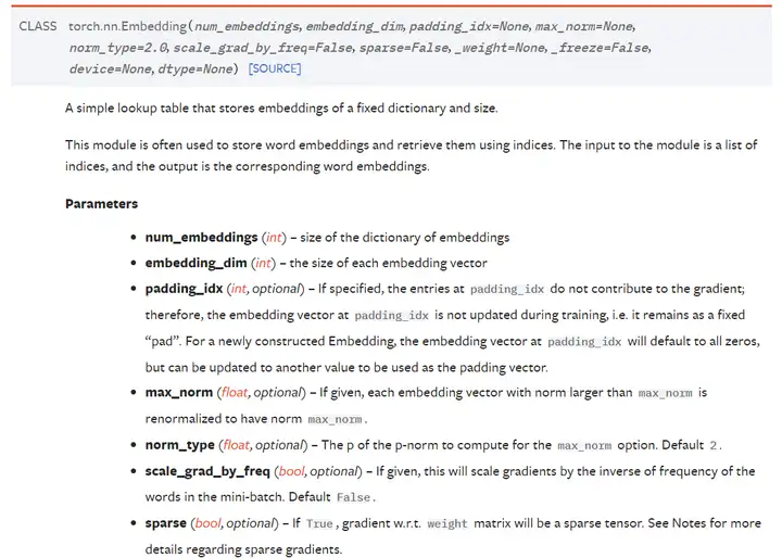 torch中nn.Embedding是怎么训练更新的？ - 知乎