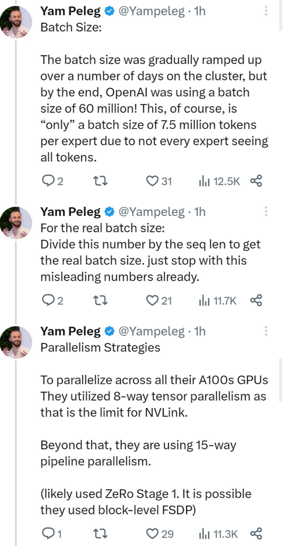 揭秘GPT-4模型架构、训练成本、数据集信息 - 知乎