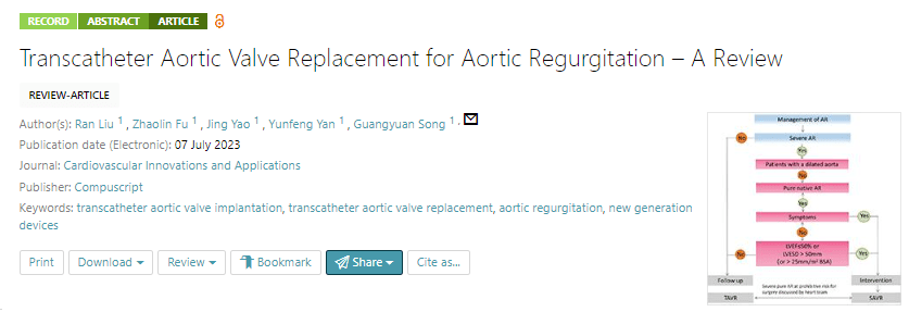 【CVIA综述】TAVR用于单纯主动脉瓣反流患者的临床现状 - 知乎