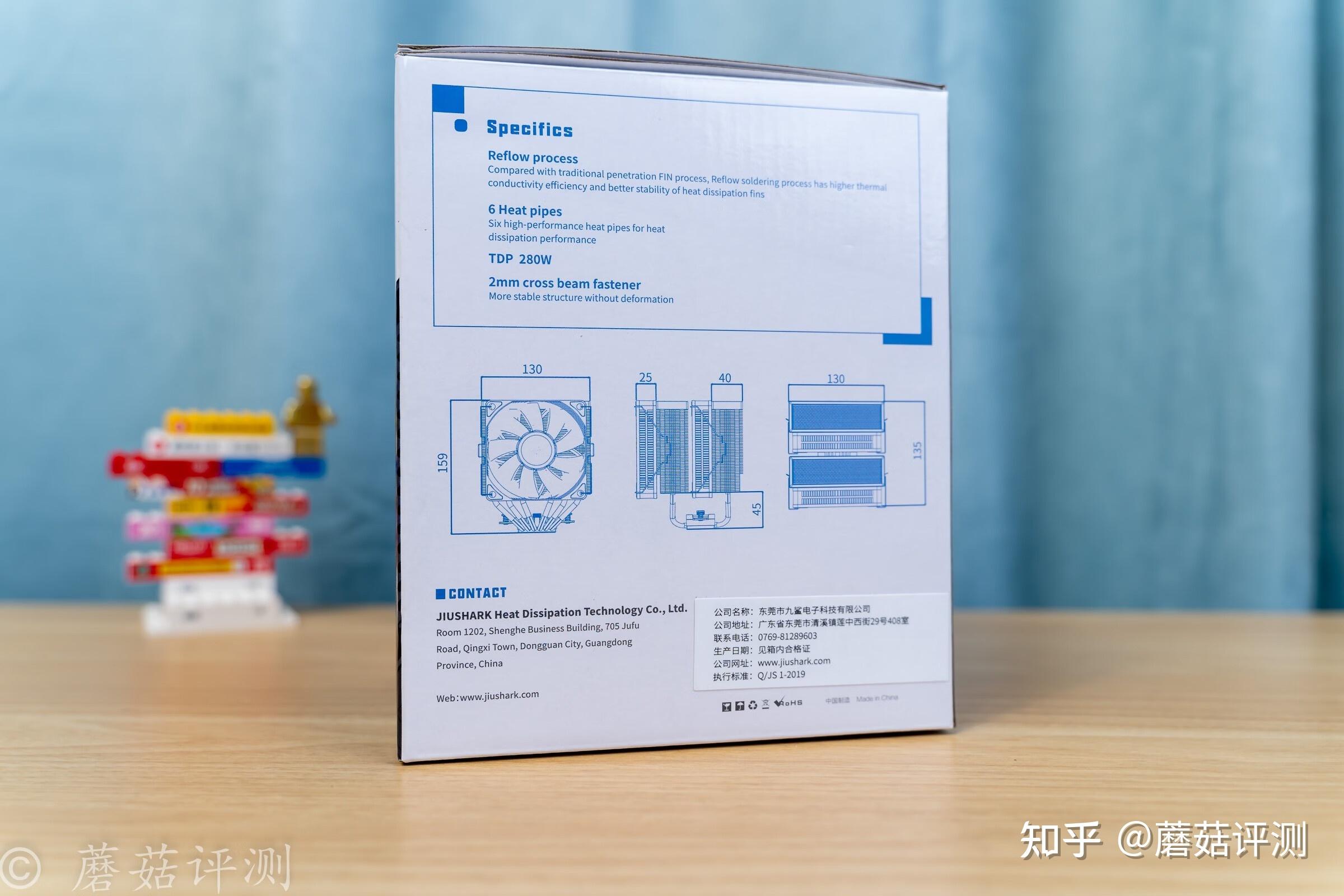 颜值漂亮，散热效能强劲，九鲨JF800双塔6热管全焊接散热器 评测 - 知乎