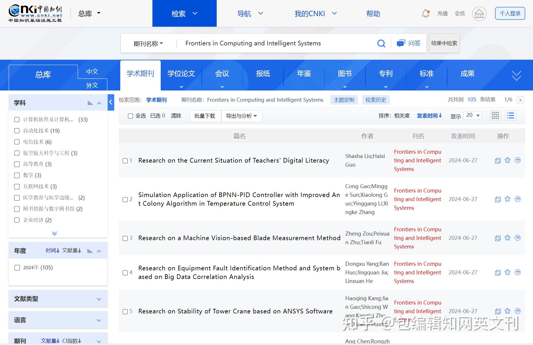 知网英文普刊Darcy & Roy Press，6月版面已入知网 - 知乎