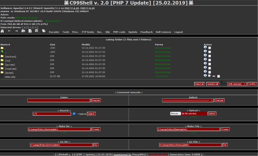 PHPShell - 流行的 C99 变体的安全构建 - 知乎