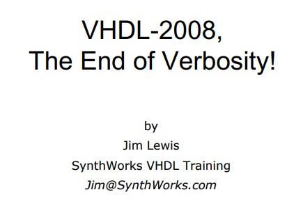 VHDL-2008中的改进语法 - 知乎