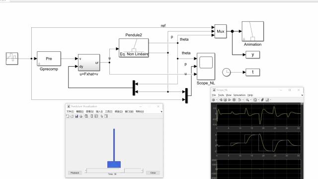 观测器+前馈补偿器控制的倒立摆仿真实例 - 知乎