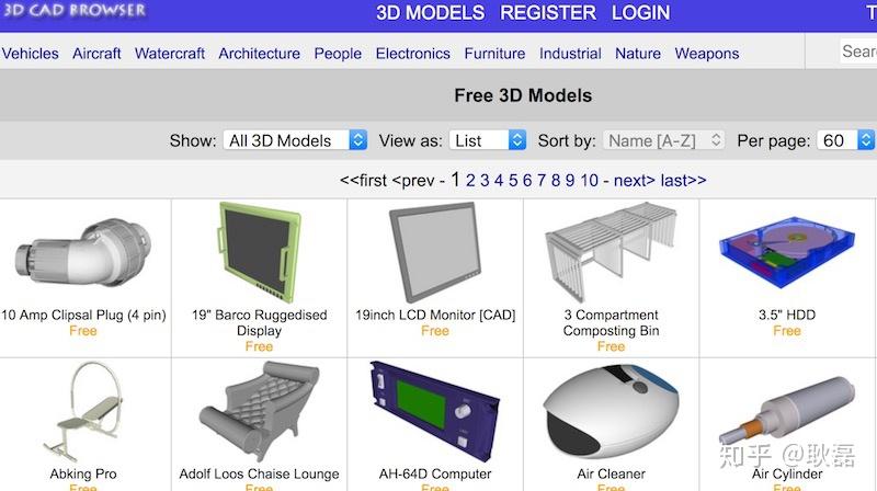 50个最好的免费下载3D模型的网站（内附网址） - 知乎