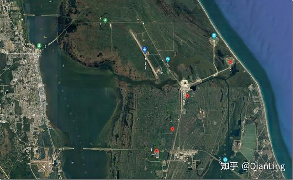 卫星地图上的SpaceX：发射基地、星舰、猎鹰及其他 - 知乎