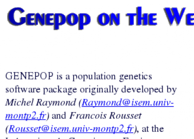 【翻译】介绍Genepop格式 - 知乎