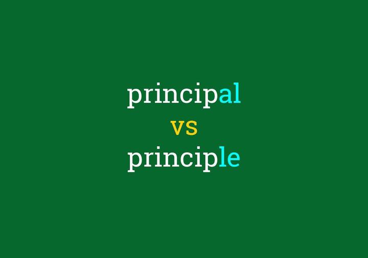 Principal和Principle，原则和校长中间隔了一个e的距离 - 知乎