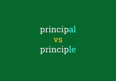 Principal和Principle，原则和校长中间隔了一个e的距离 - 知乎