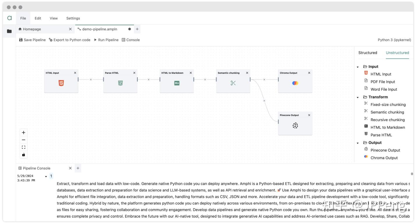 ETL:开源ETL低代码工具--Amphi - 知乎