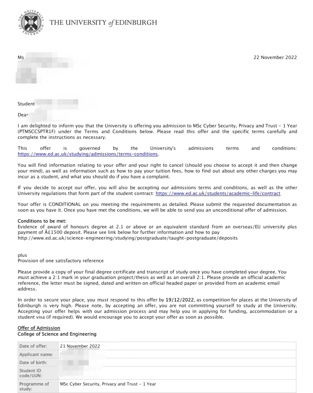 23fall录取喜报 | 最新英港名校offer集第2弹! - 知乎