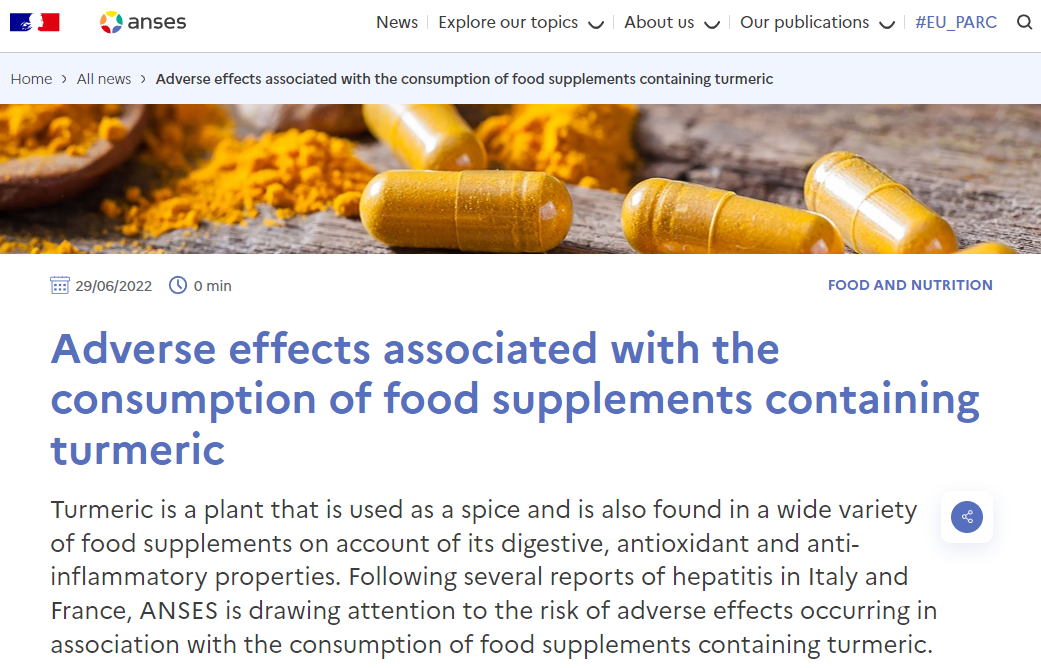 姜黄补剂会造成肝损伤 - 知乎