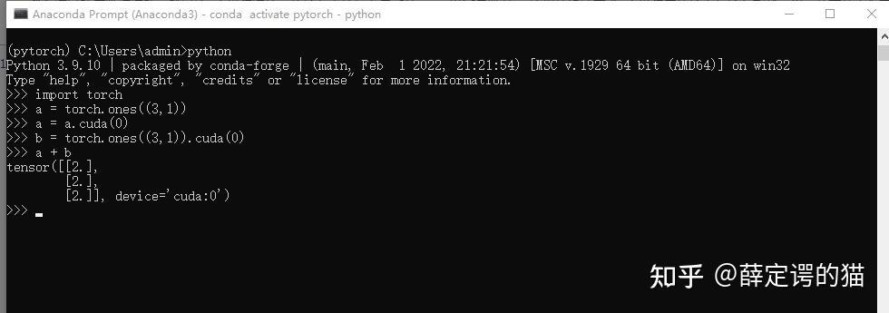 安装anaconda、cuda、pytorch,以及jupyter Notebook配置pytorch环境 知乎