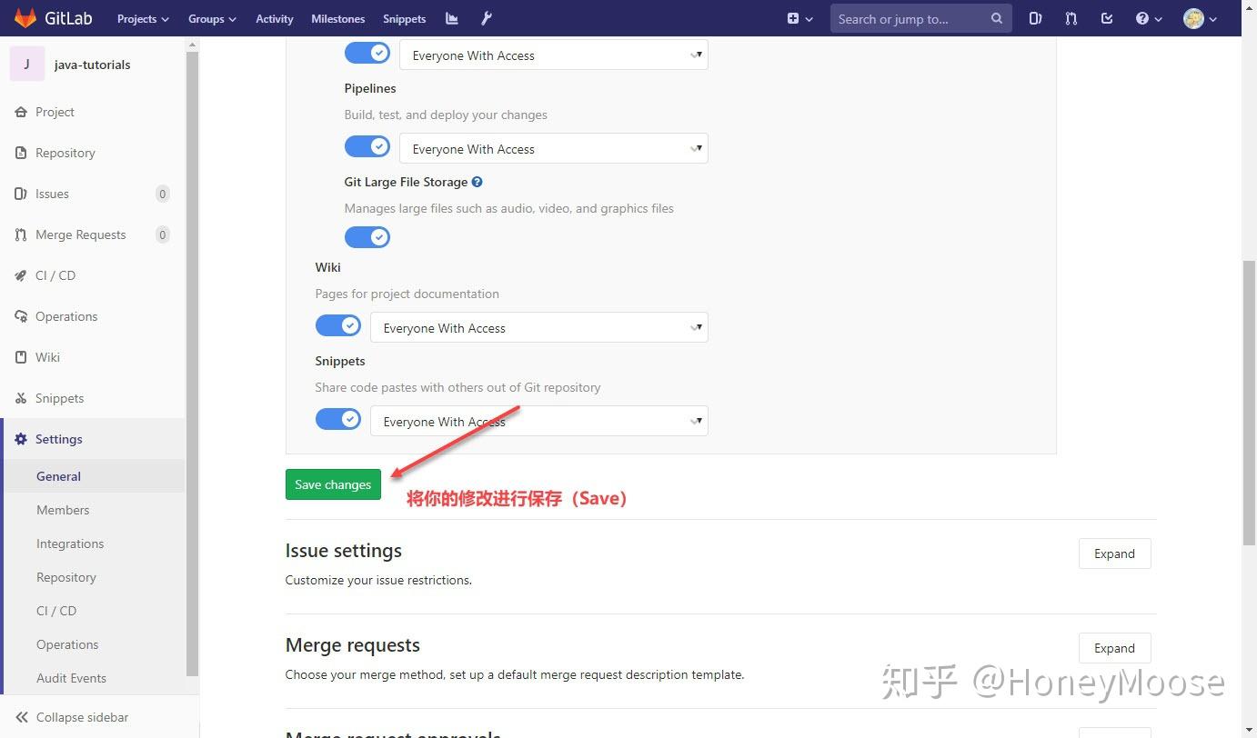 GitLab 如何修改项目从私有到公有 - 知乎