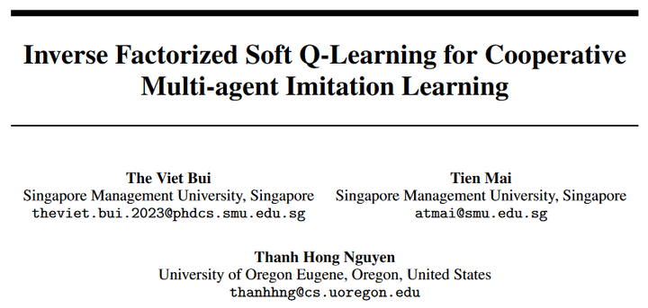 【MARL】Inverse Factorized Soft Q-Learning - 知乎