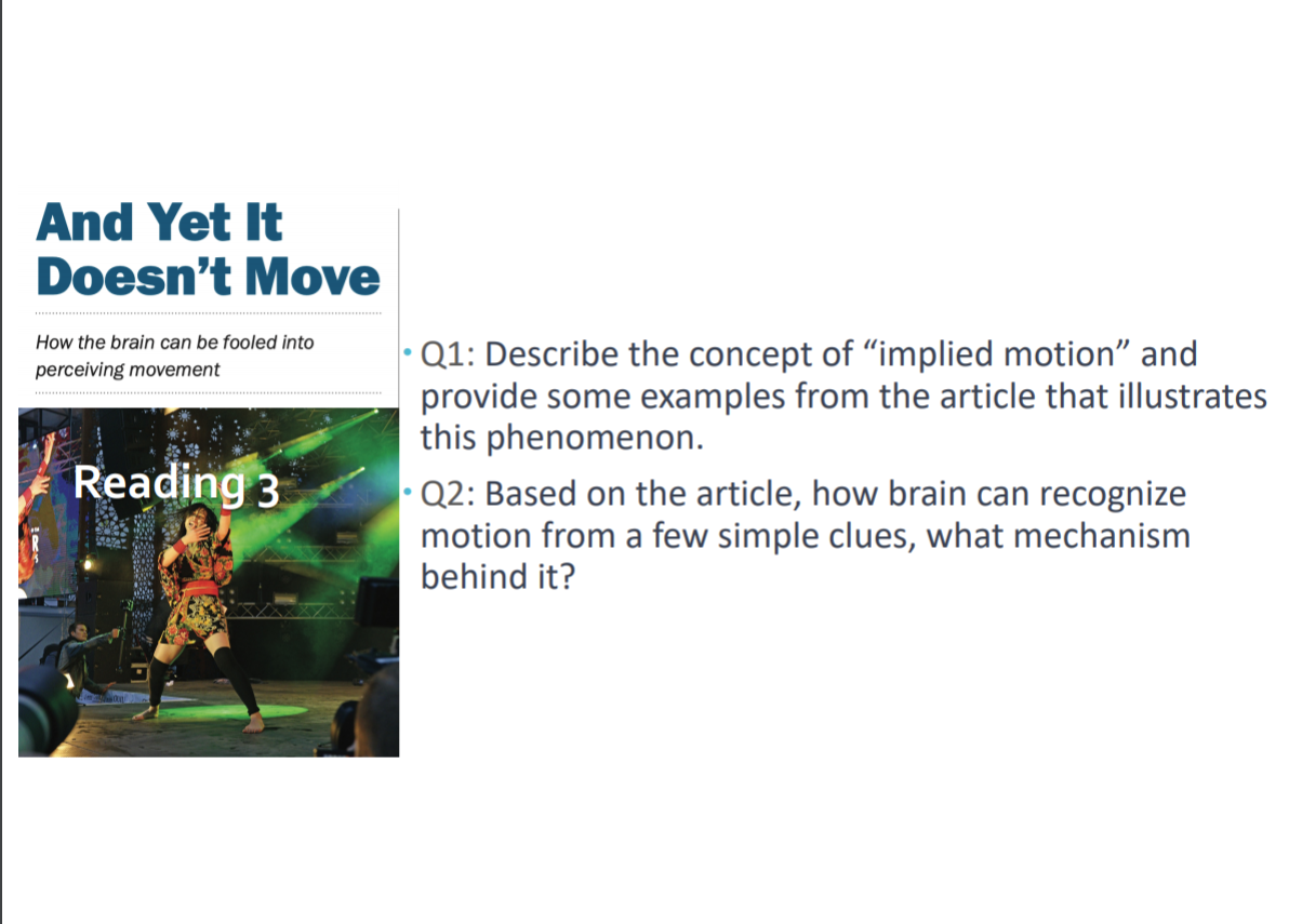 How the brain can be fooled into perceiving movement? - 知乎