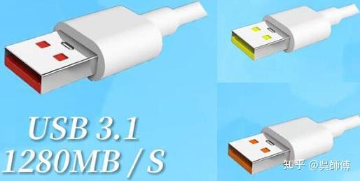 电脑USB接口不同颜色的含义 - 知乎