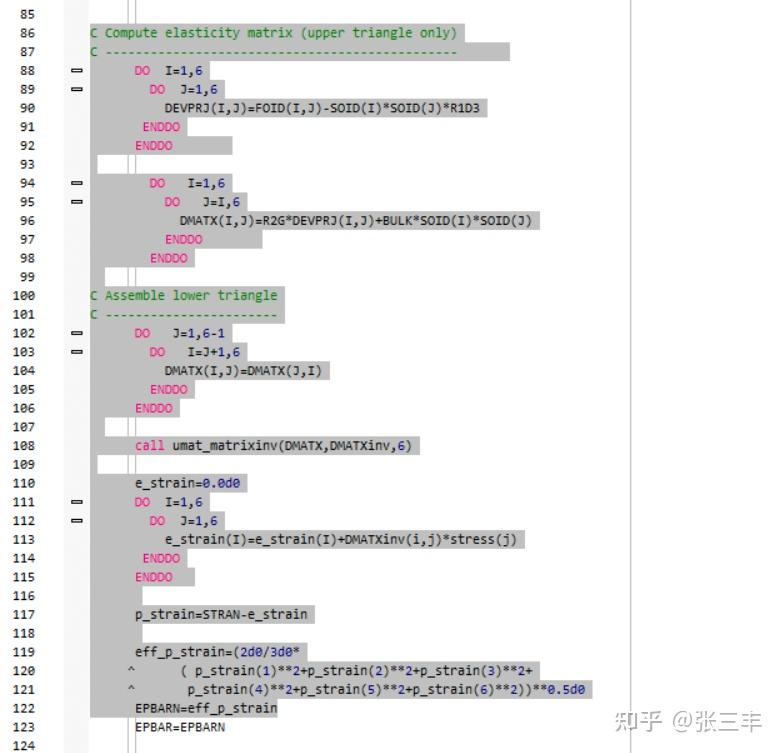DP准则，UMAT，不使用状态变量 - 知乎